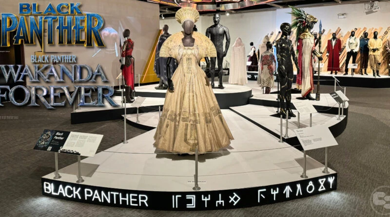 Black Panther Costumes at Afrofuturism Costume Design Exhibition