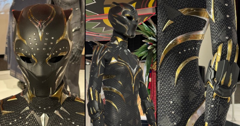 Black Panther Costumes at Afrofuturism Costume Design Exhibition